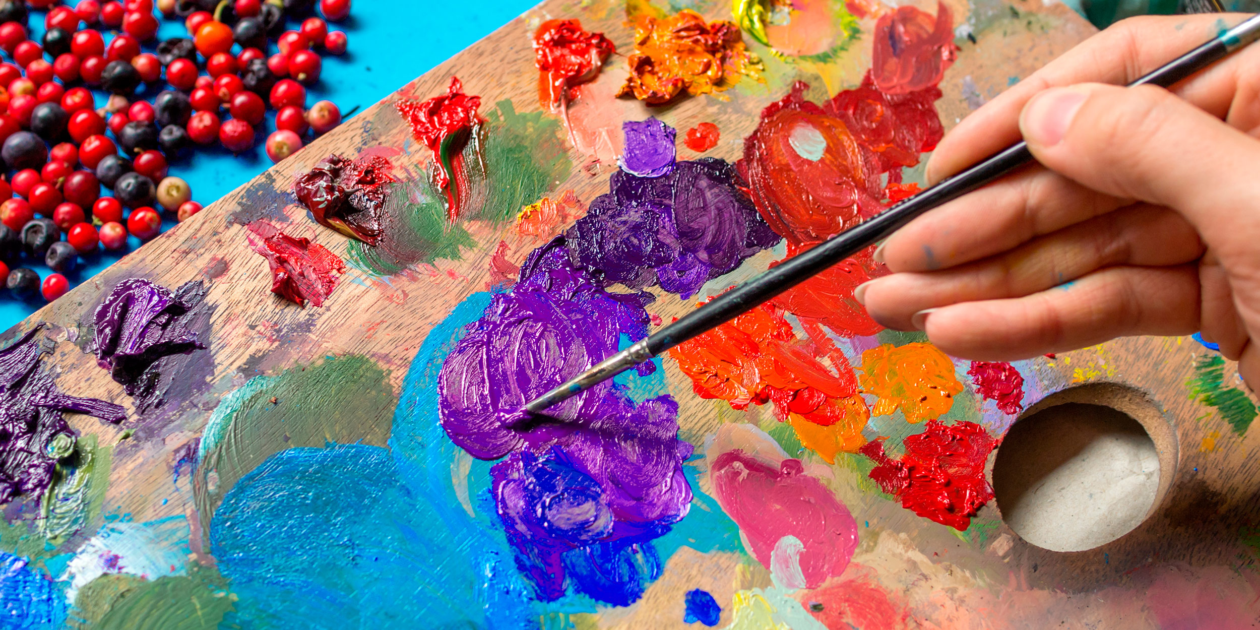 Какие цвета смешать для фиолетового фото - Euroalarm.ru