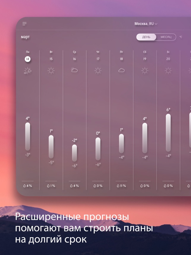 13 красивых приложений с точными прогнозами погоды - Лайфхакер